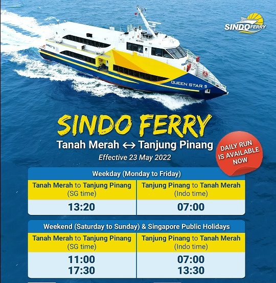 (E-Voucher) Tanjung Pinang Ferry Tickets by Sindo Ferry - Flamingo